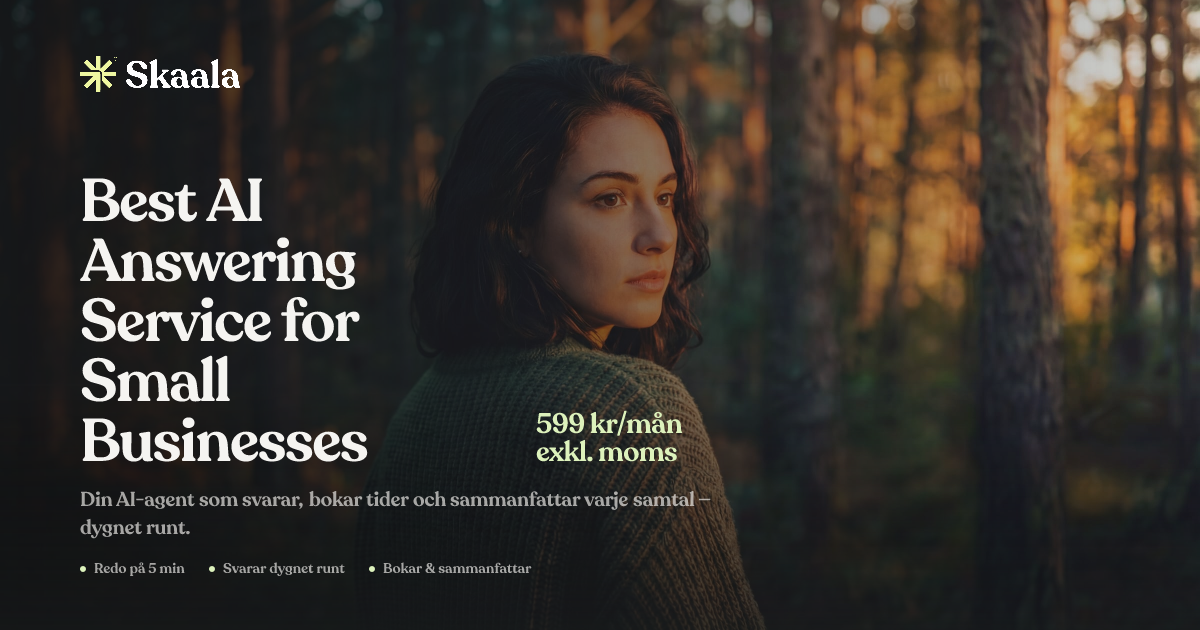Best AI Answering Service for Small Businesses | Skaala